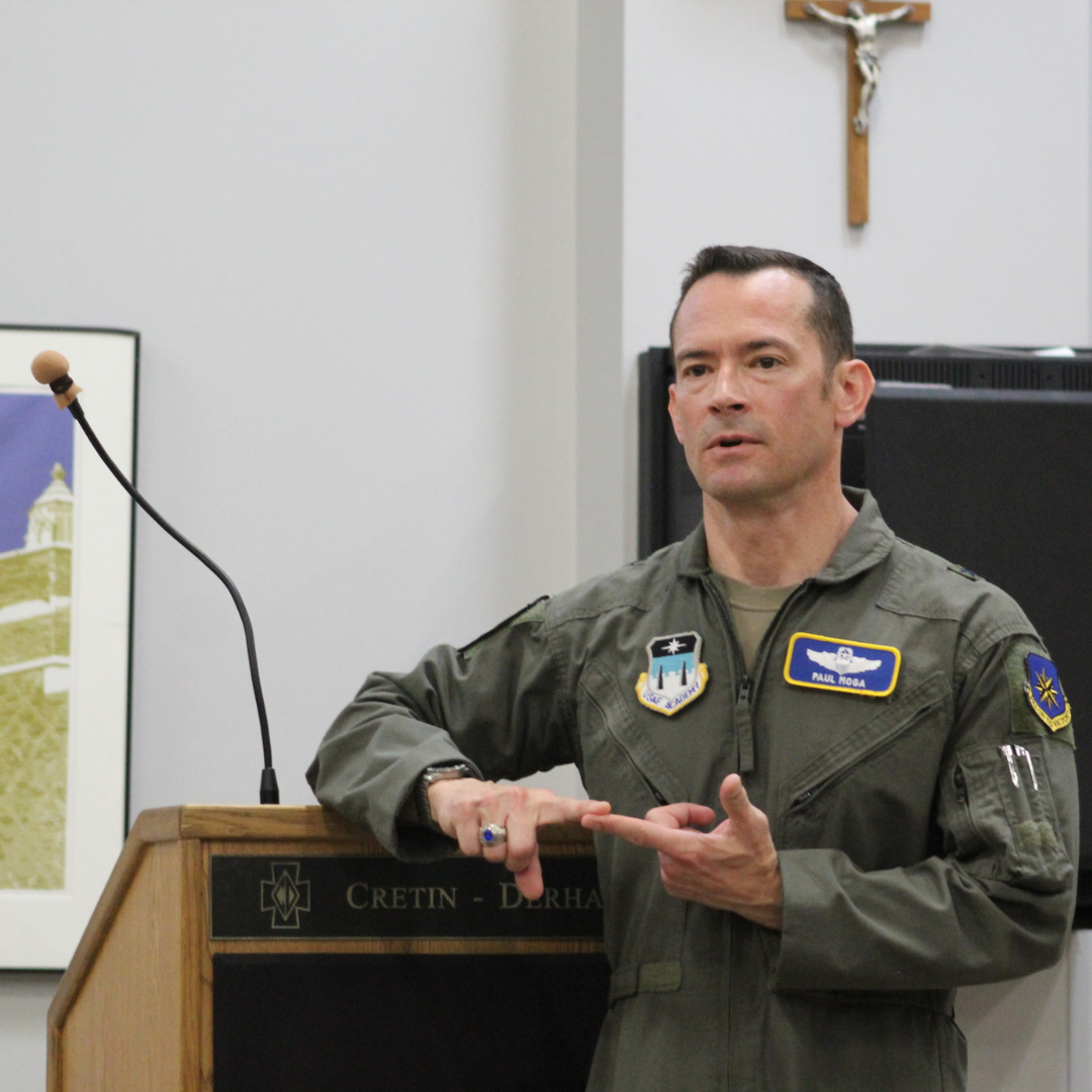 Cretin-Derham Hall :: Brigadier General Paul D. Moga '91 Visits CDH Cretin-Derham Hall :: Brigadier General Paul D. Moga '91 Visits CDH